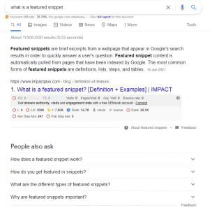 featured snippet چیست؟ بهینه سازی سایت برای دریافت آن